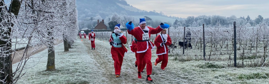 Denbies Santa Run registration | The Eikon Charity