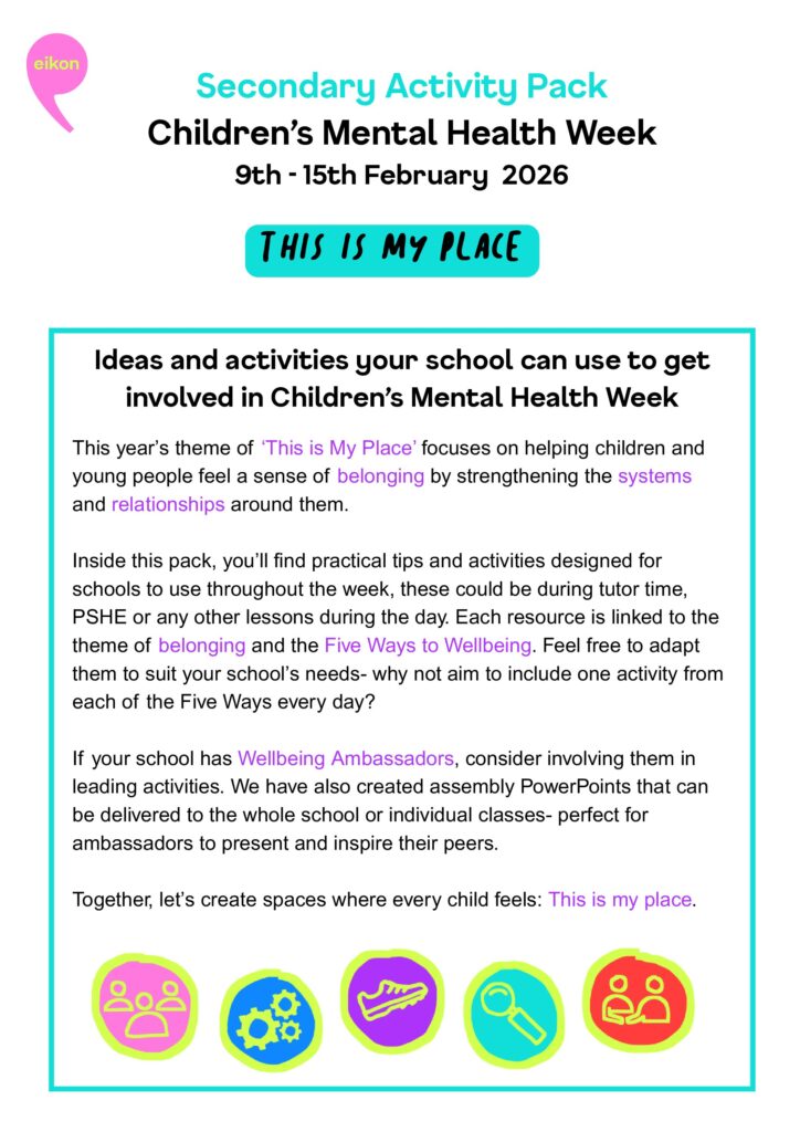 Children's mental health week | The Eikon Charity